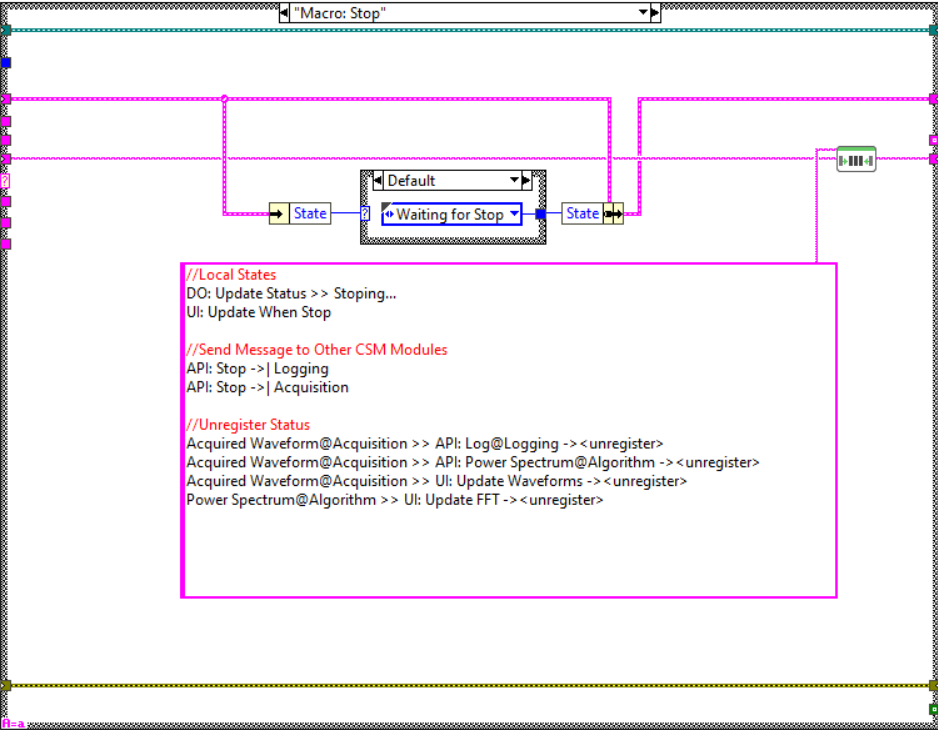 CSM 示例-连续测量和记录应用程序 · Communicable State Machine(CSM)